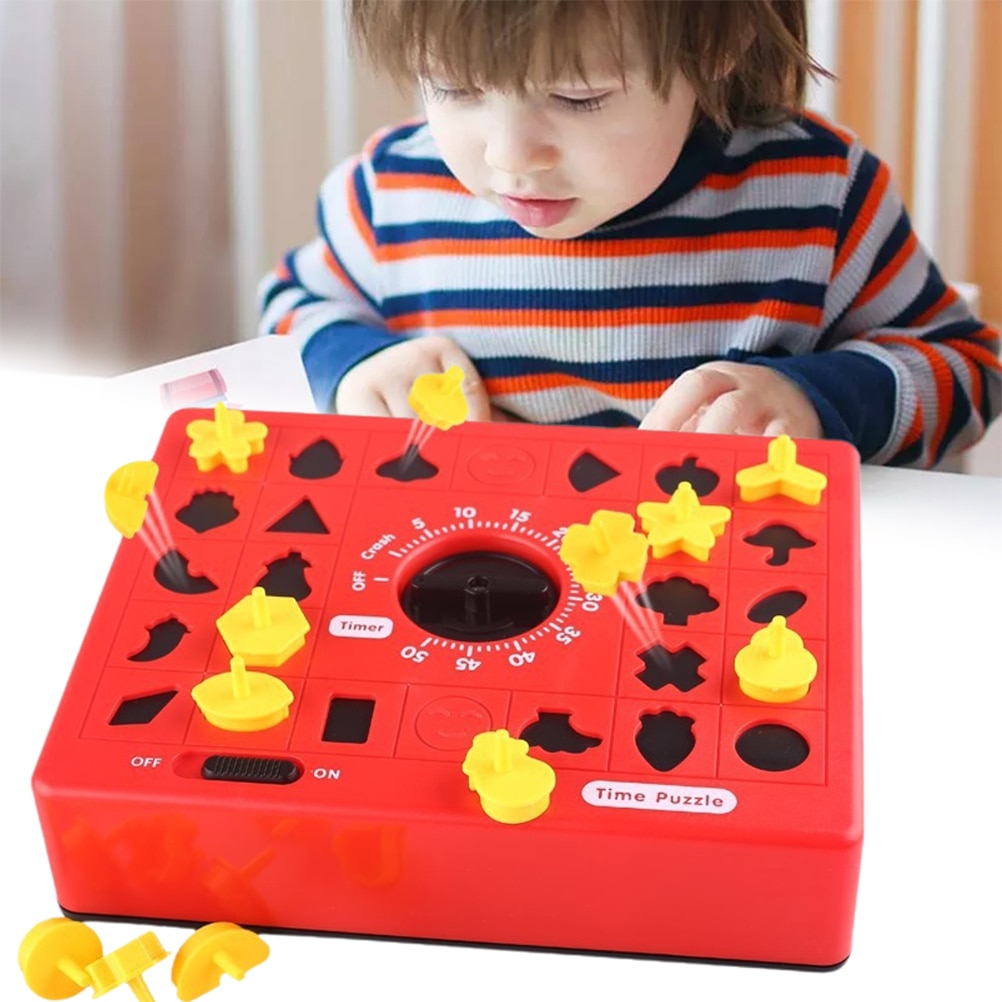 Children Funny Board Games Timing Time Matching Pu... – Grandado