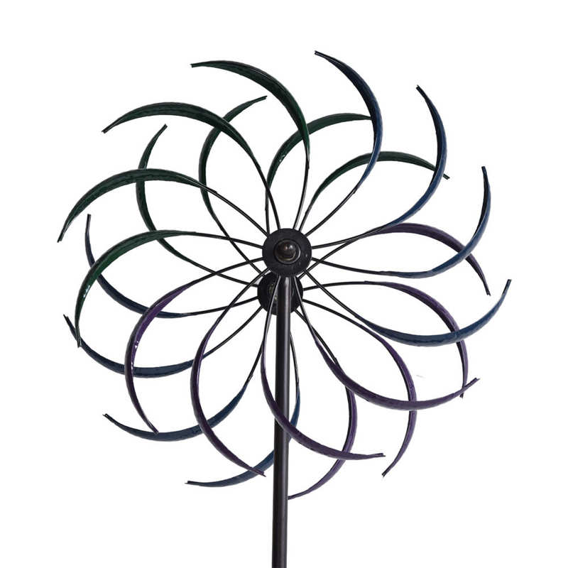 Wind Spinners Iron Construction Double Layer Easy ... – Grandado