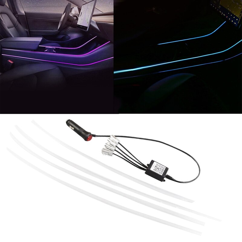 Car 7 Color LED Interior Atmosphere Light Refit Ce... – Vicedeal