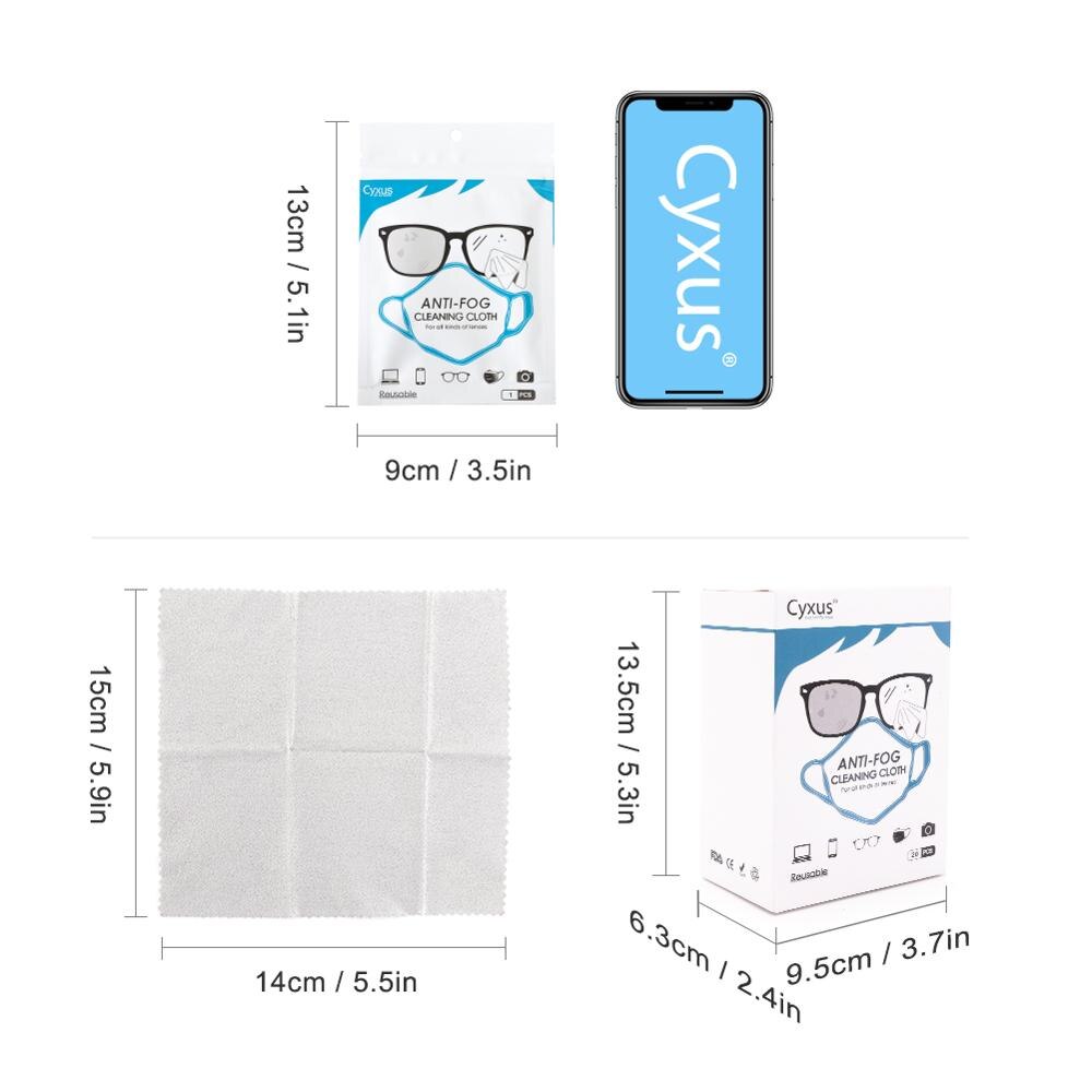 Anti Fog Anti Static Wipes Reusable Microfiber Cle... – Grandado