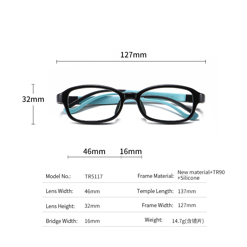 5117 Child Glasses Frame for Boys and Girls Kids E... – Grandado
