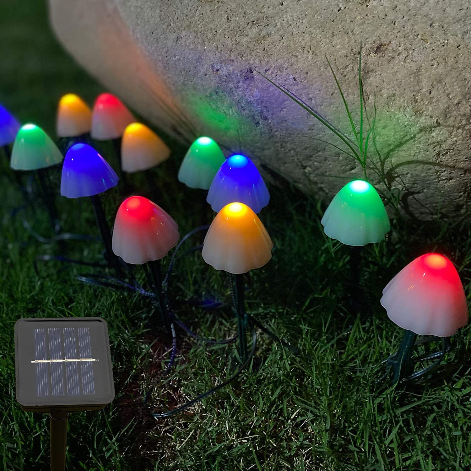 Outdoor Solar Led String Lights 10/20/30 Paddestoe... – Vicedeal