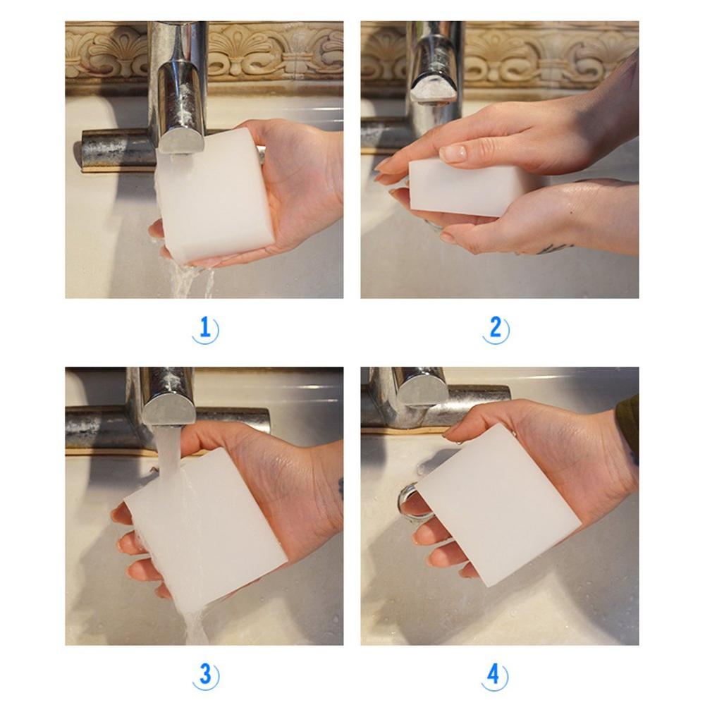 White Sponge Cleaner Eraser Melamine Foam Cleaner ... – Grandado