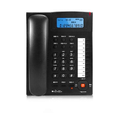 Corded Telephone Black, White, Home Business Landl... – Grandado