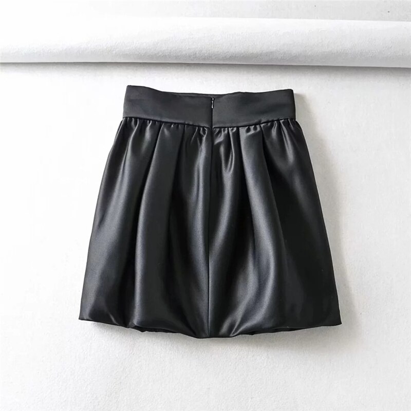 Hoge Taille Mini Rokken Womens Streetwear Black Sa... – Vicedeal
