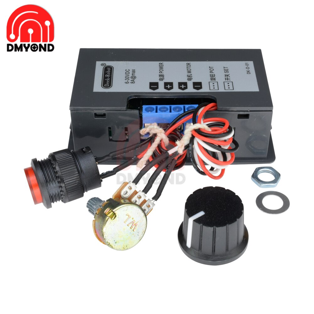 8A 12V 24V PWM DC Motor- Geschwindigkeit Regler Ei... – Grandado 8A 12V 24V PWM DC Motor- Geschwindigkeit Regler Ei... – Grandado