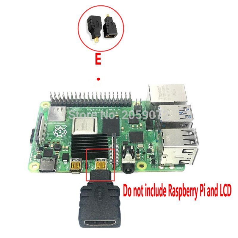 Raspberry Pi 4B modelo 3B + conector adaptador HDM... – Grandado