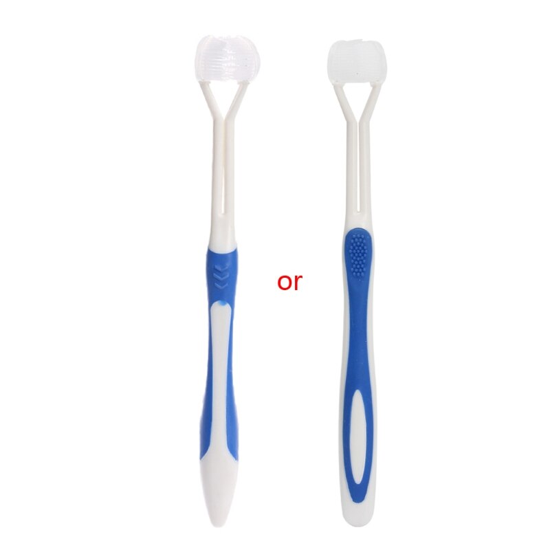 1x 3 Sided Toothbrush Ultrafine Soft Bristle Adult... – Grandado