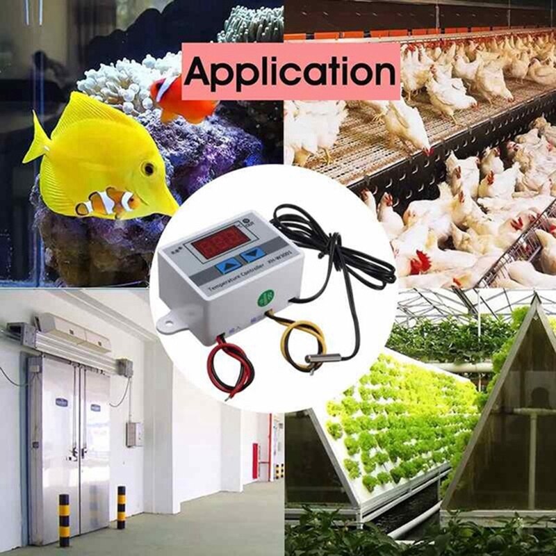 220V Digital LED Temperature Controller 10A Thermo... – Grandado