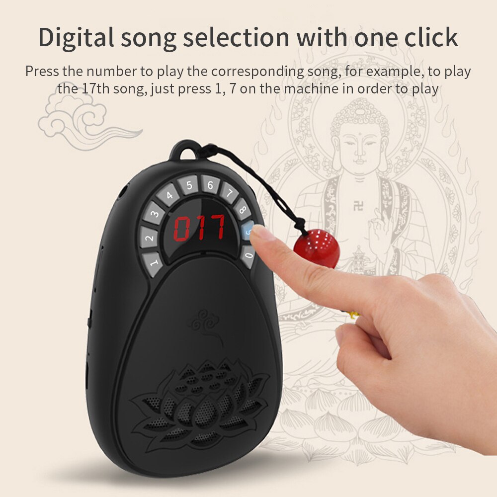 49 Songs Digital Display Portable Type TF Card Pla... – Vicedeal