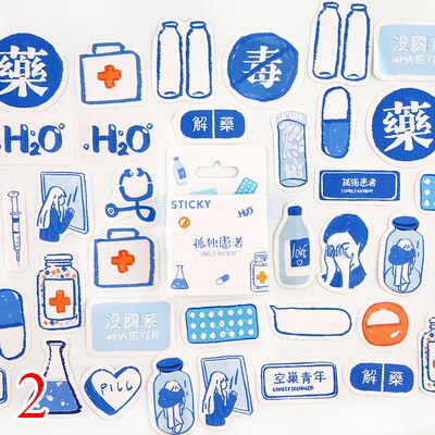 46Pcs/Box Kawaii Cat Stickers Cute Stationery Stic... – Grandado