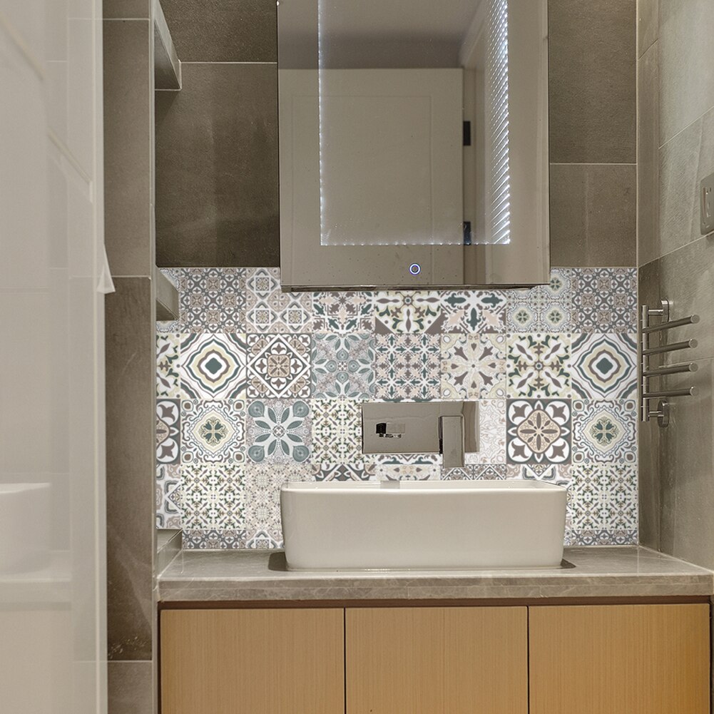 Furniture Unique Tile Sticker 20pcs Self Adhesive ... – Grandado