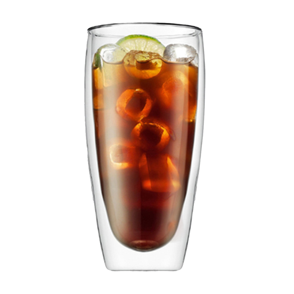 Doppel-Wand Insluated Glas Tasse Trinken Tee Kaffe... – Vicedeal