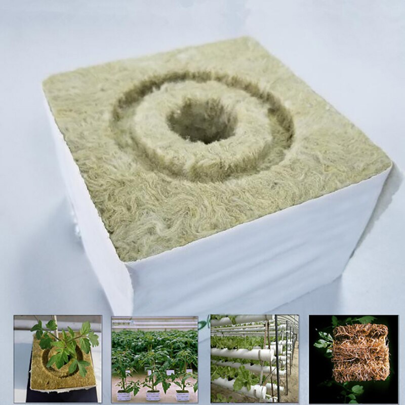 Starter Plugs Cubes Grow Media Rockwool Hydroponic... – Vicedeal