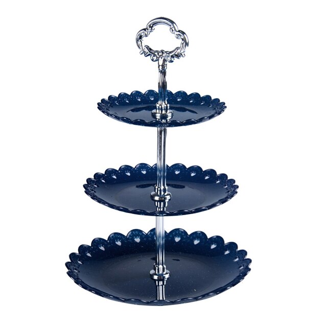 3 Tier European Fruit Dessert Stand Rack Cake Disp... – Vicedeal