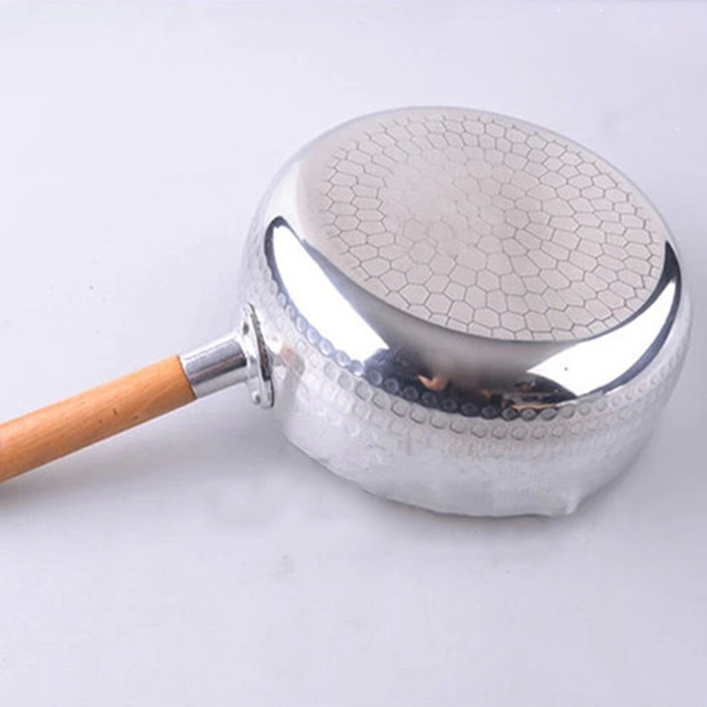 Snow Pan Aluminum Nonstick Saucepan Wooden Handle ... – Vicedeal
