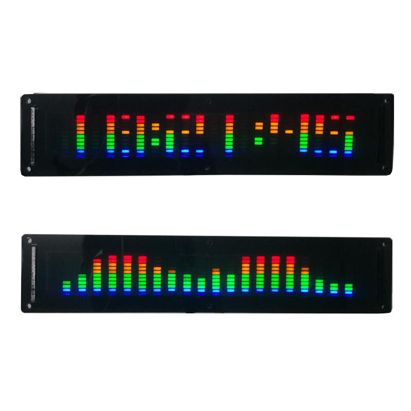 LED music spectrum screen display connected to the... – Grandado