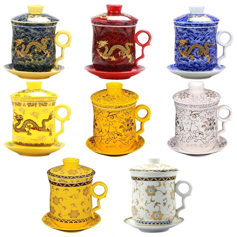 S Et Chinese Patroon Thee-Mok Met Zeef Theefilter ... – Grandado