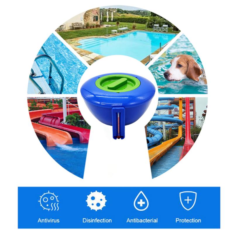 Pool Floating Chlorine Dispenser With Thermometer ... – Vicedeal