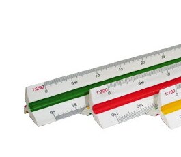 Mitsubishi Scale Ruler Triangle 30cm Trigonous Sca... – Vicedeal