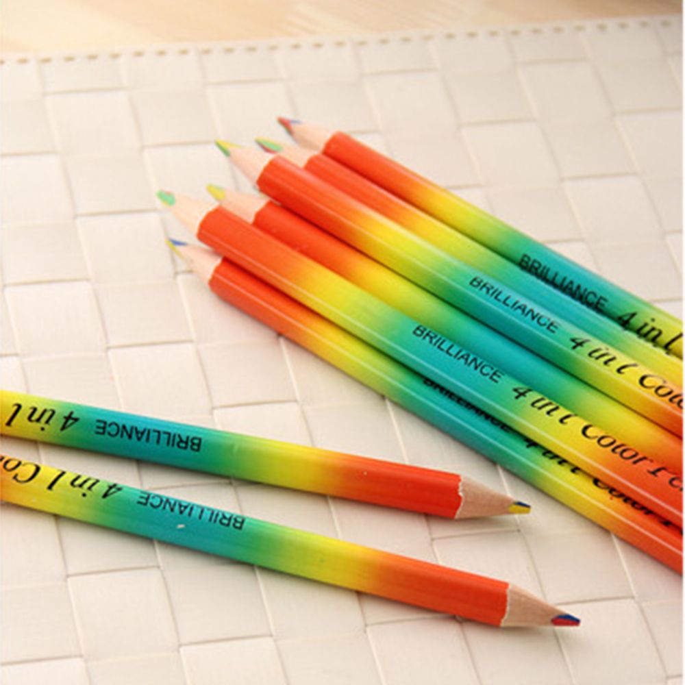 Limit shows Rainbow Color Pencil 4 in 1 Colored Dr... – Grandado