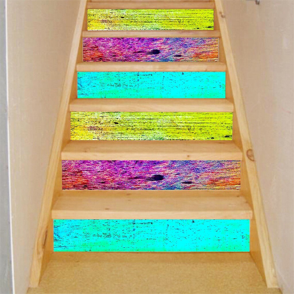 Personality Staircase Steps Stickers Riser Floor S... – Grandado