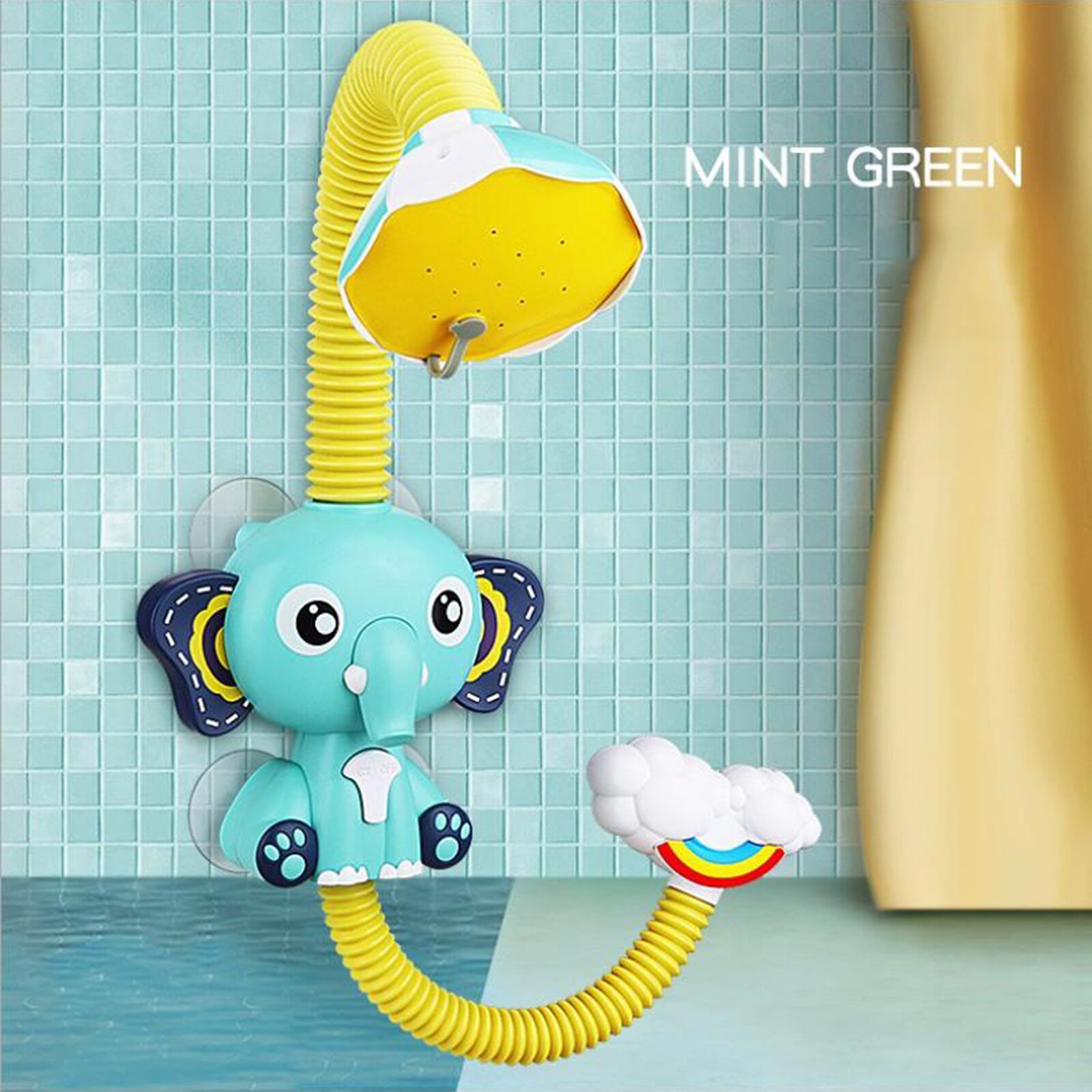 Electric Shower Spray Head Showerhead Kids Toddler... – Grandado