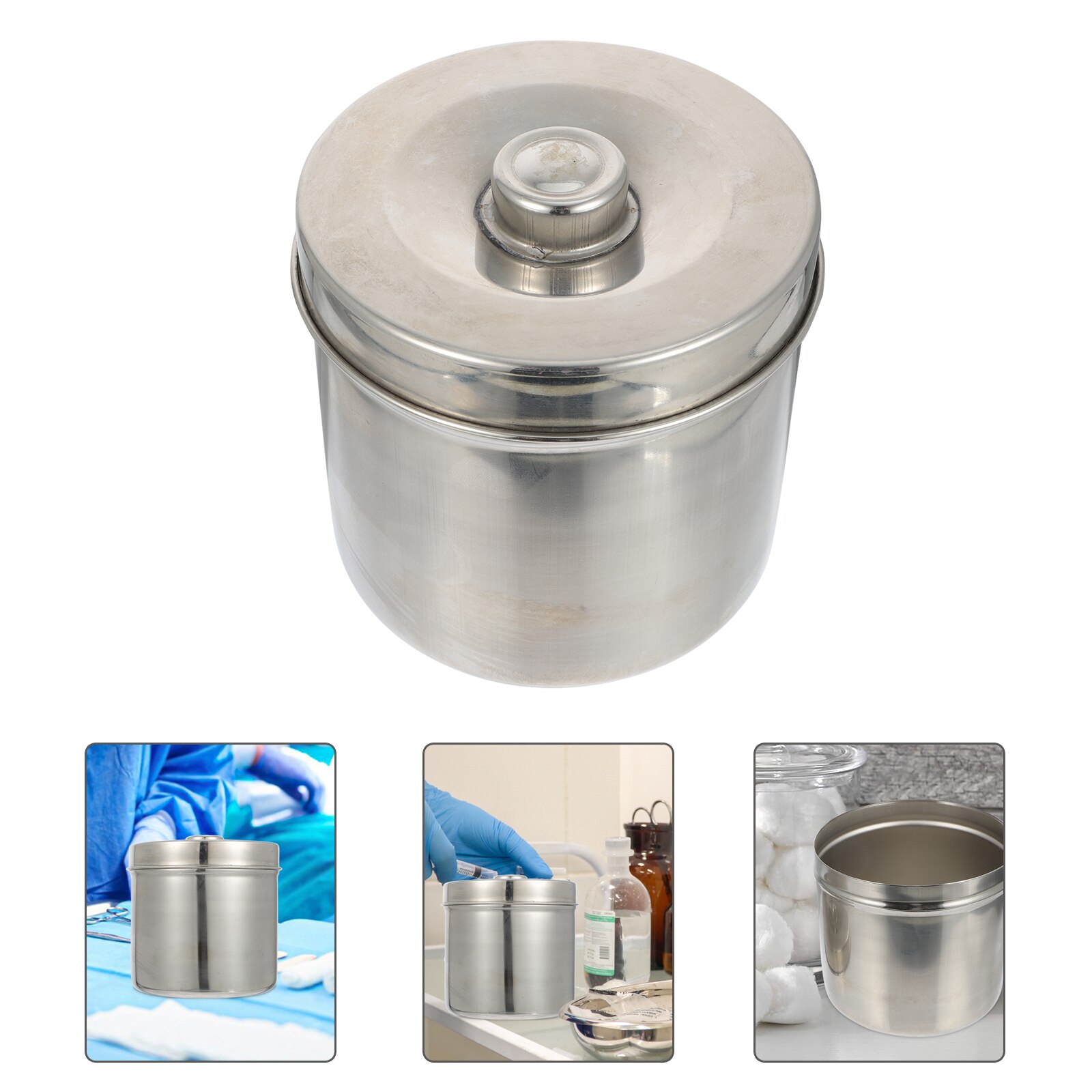 Stainless Steel Ointment Jar Box Gauze Storage Con... – Grandado