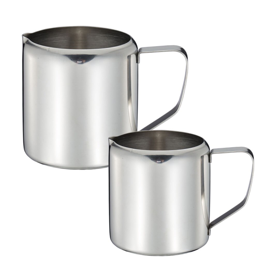Melk Opschuimen Pitcher-Roestvrij Staal (1Oz, 2 Pa... – Vicedeal