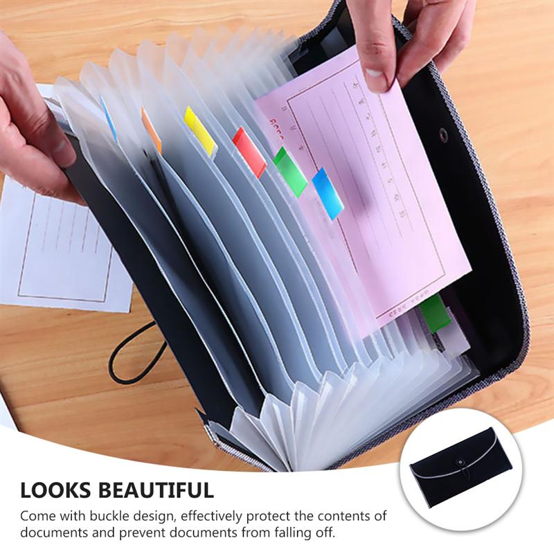 2Pcs Mini Accordion File Folders 13 Pockets Receip... – Grandado