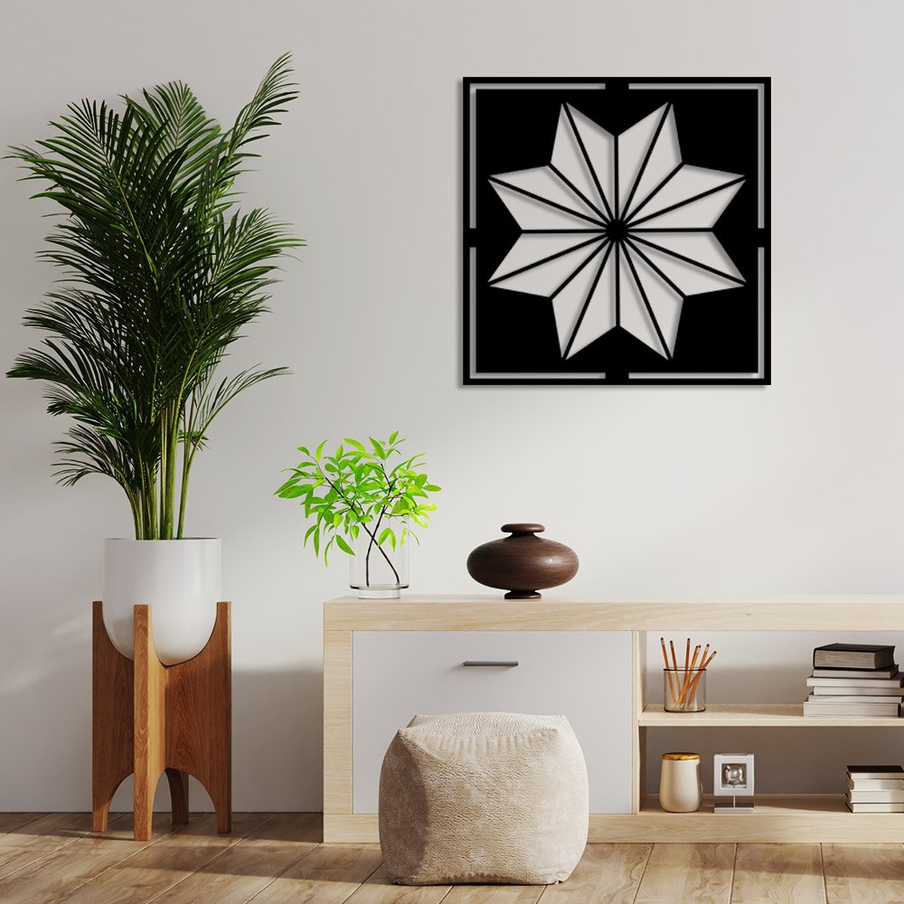 Geometric Piece Pattern Star Star Wall Home Access... – Grandado