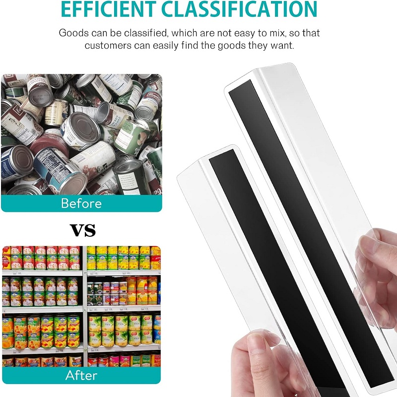 5 PCS PVC Shelf Divider Rack Transparent L-Shaped ... – Grandado