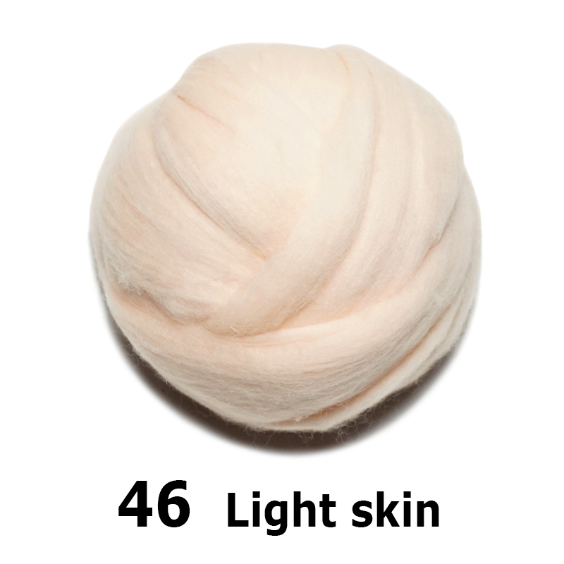 handmade Wool Felt for felting 50g Light skin Perf... – Grandado