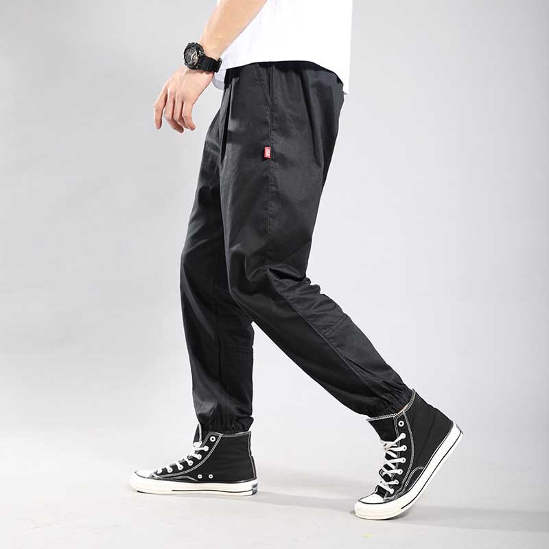 Men Hip Hop Joggers Harem Pants Loose Baggy Trouse... – Grandado