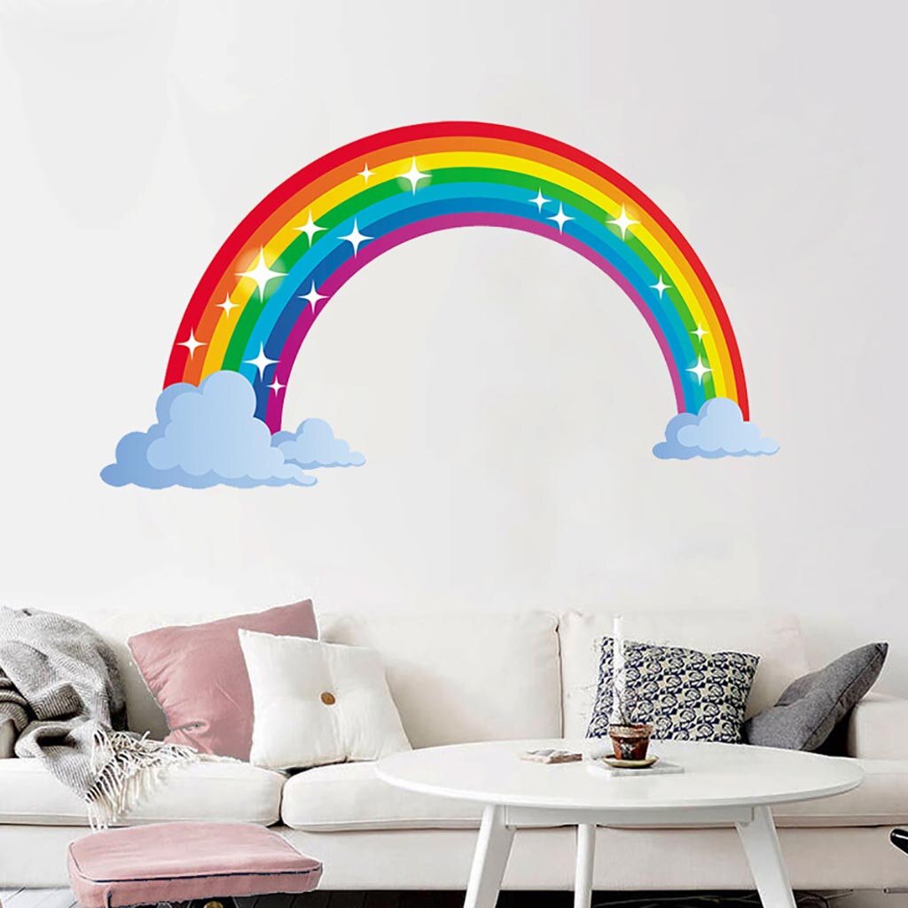 Multifunctional Rainbow Wall Decal Kids Wall Stick... – Grandado