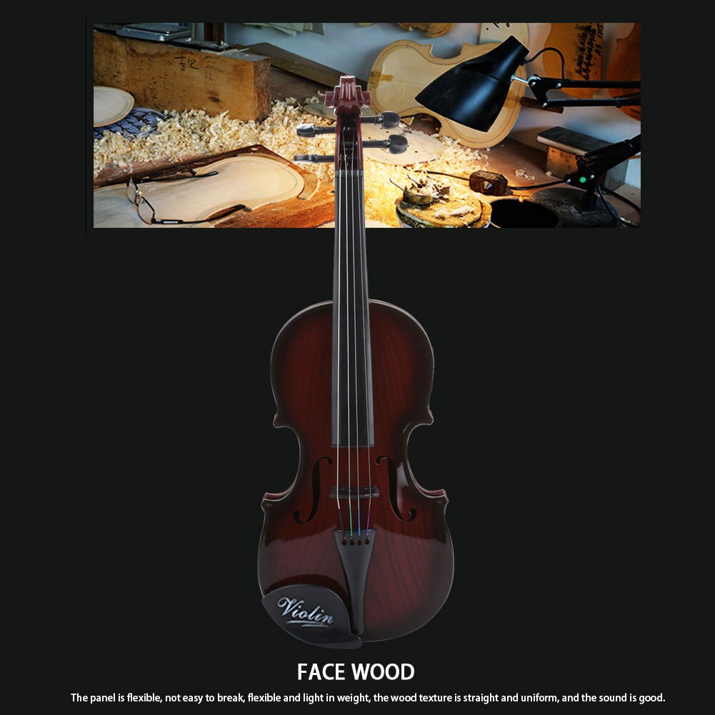 48CM Children'S Violin Brown ABS Musical Instrumen... – Vicedeal