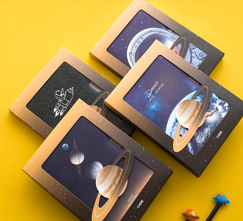 A5 Space Planet Notebook with lock 365 Days Notebo... – Vicedeal