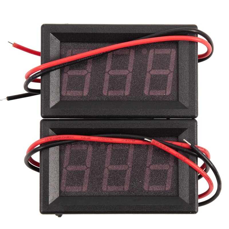 2 Stuks Digital Voltmeter Dc 5V Naar 120V Voltage ... – Vicedeal