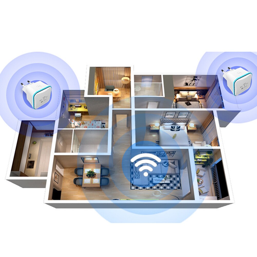WiFi Range Extender Mini Wireless 300 Mbps Wi-Fi R... – Vicedeal