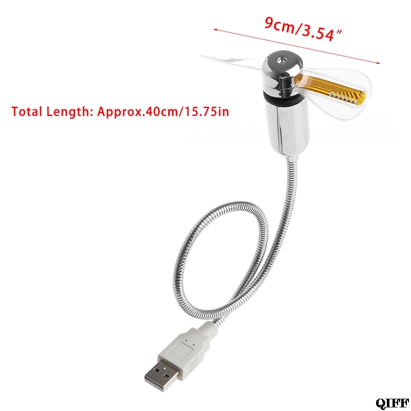 DIY Flexible Gooseneck Aprogrammable Fans USB LED ... – Vicedeal