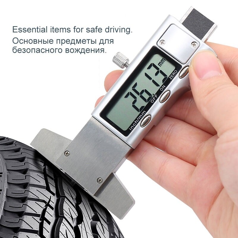 Stainless Steel Digital Depth Gauge LCD High Preci... – Grandado