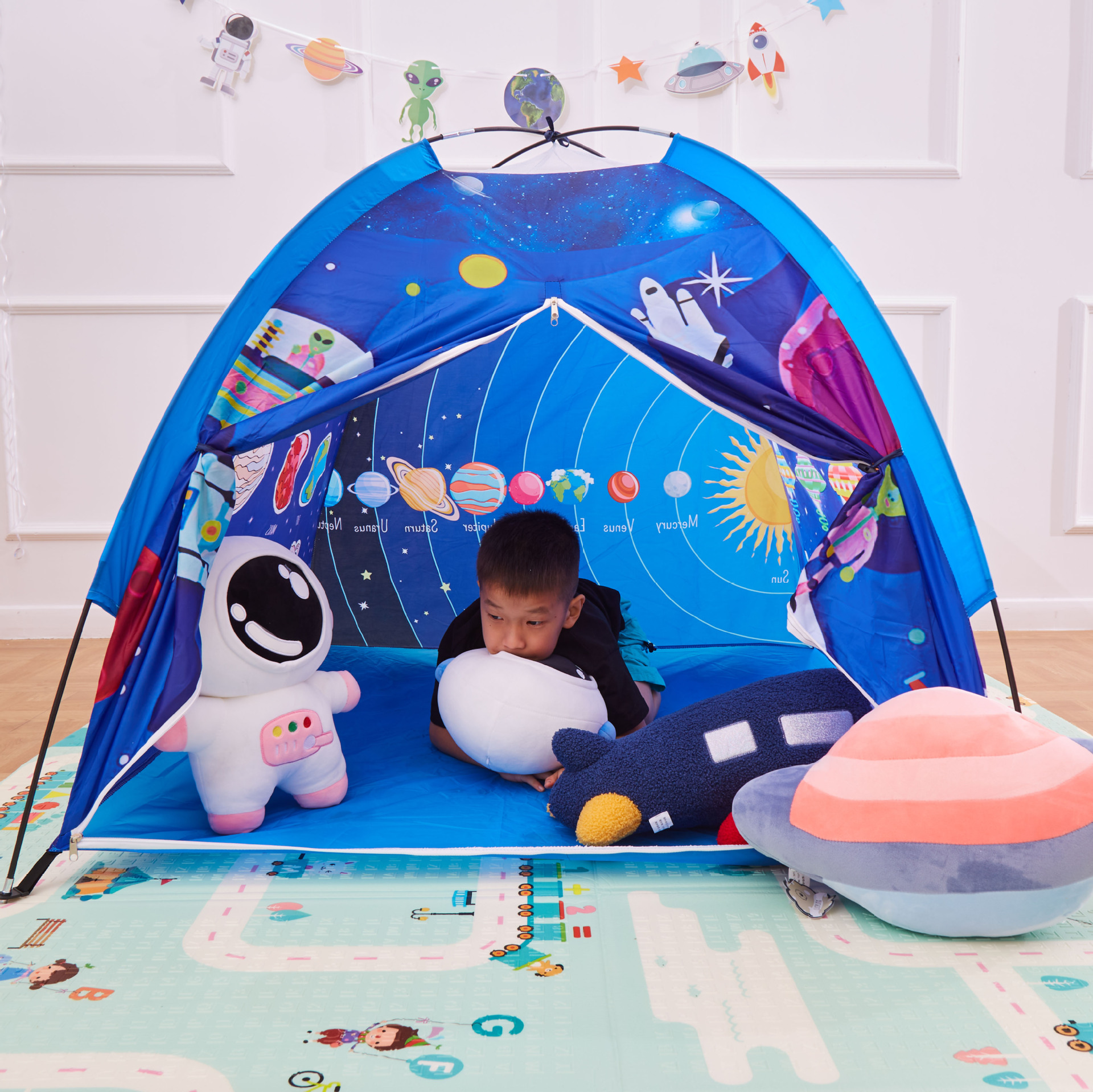 Children Foldable Game Tent Toy Solar System Eight... – Grandado