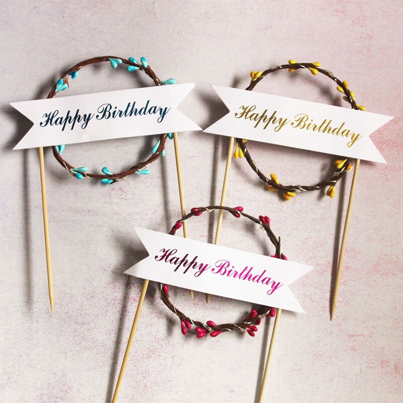 Led Gloeiende Cake Toppers Gelukkige Verjaardag Cu... – Grandado