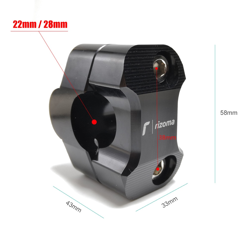 Motorcycle Accessories Aluminum Handlebar Mounts R... – Vicedeal