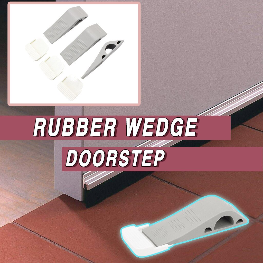 Door Stopper Non Punching Sticker Hidden Rubber Do... – Grandado