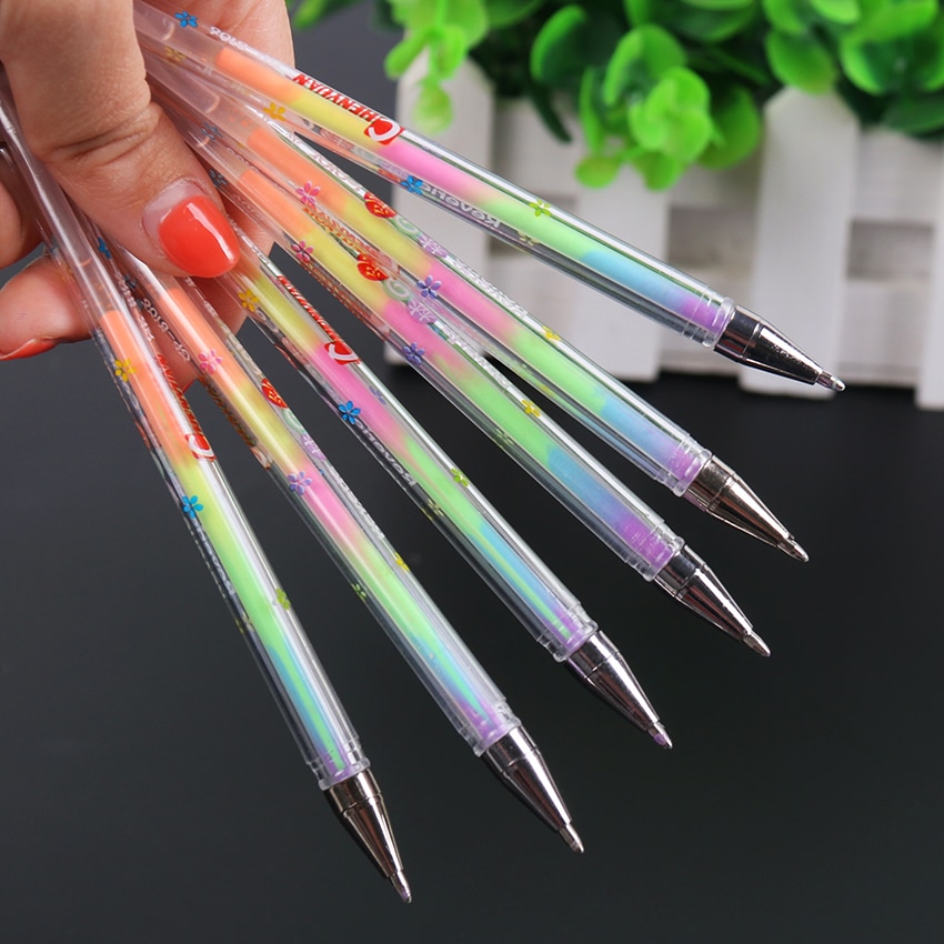 1PC Korean Stationery Cute Ink 6 Colors Highlighte... – Grandado