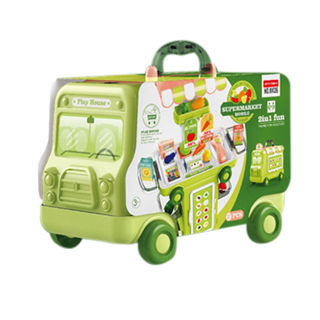 Kinderen Cartoon Bus Pretend Playset Simulatie Sup... – Vicedeal