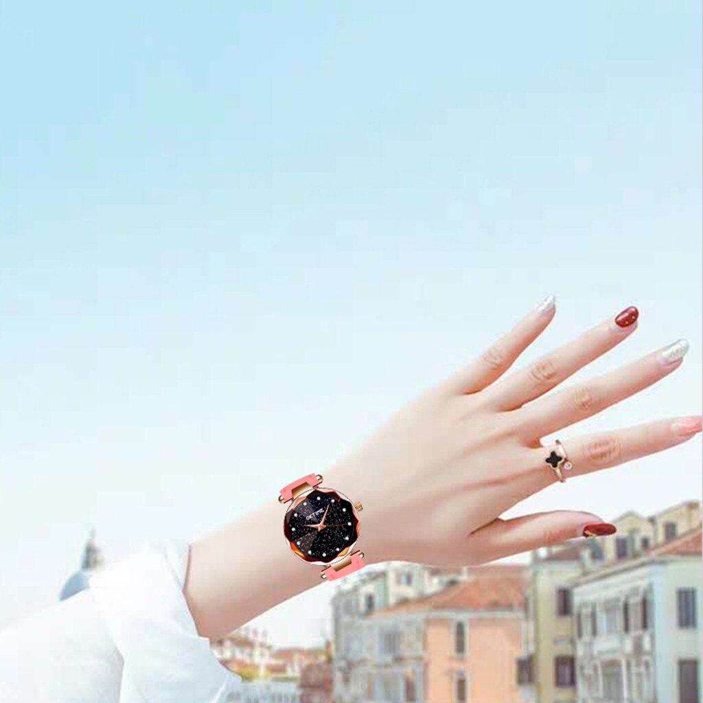 Zegarek Femme Luxury Brand Women Starry Sky Watch ... – Grandado