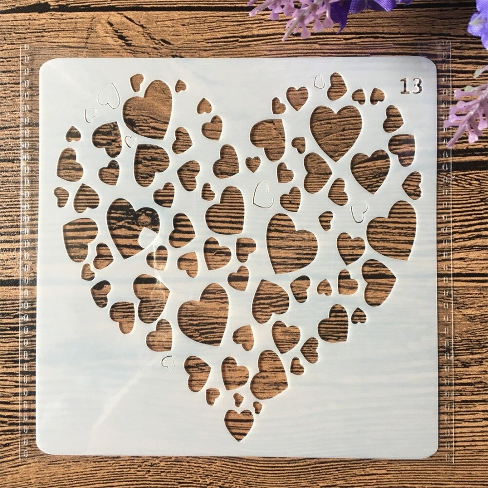 2 Stuks 13Cm Chief Hart In Hart Diy Craft Gelaagdh... – Grandado