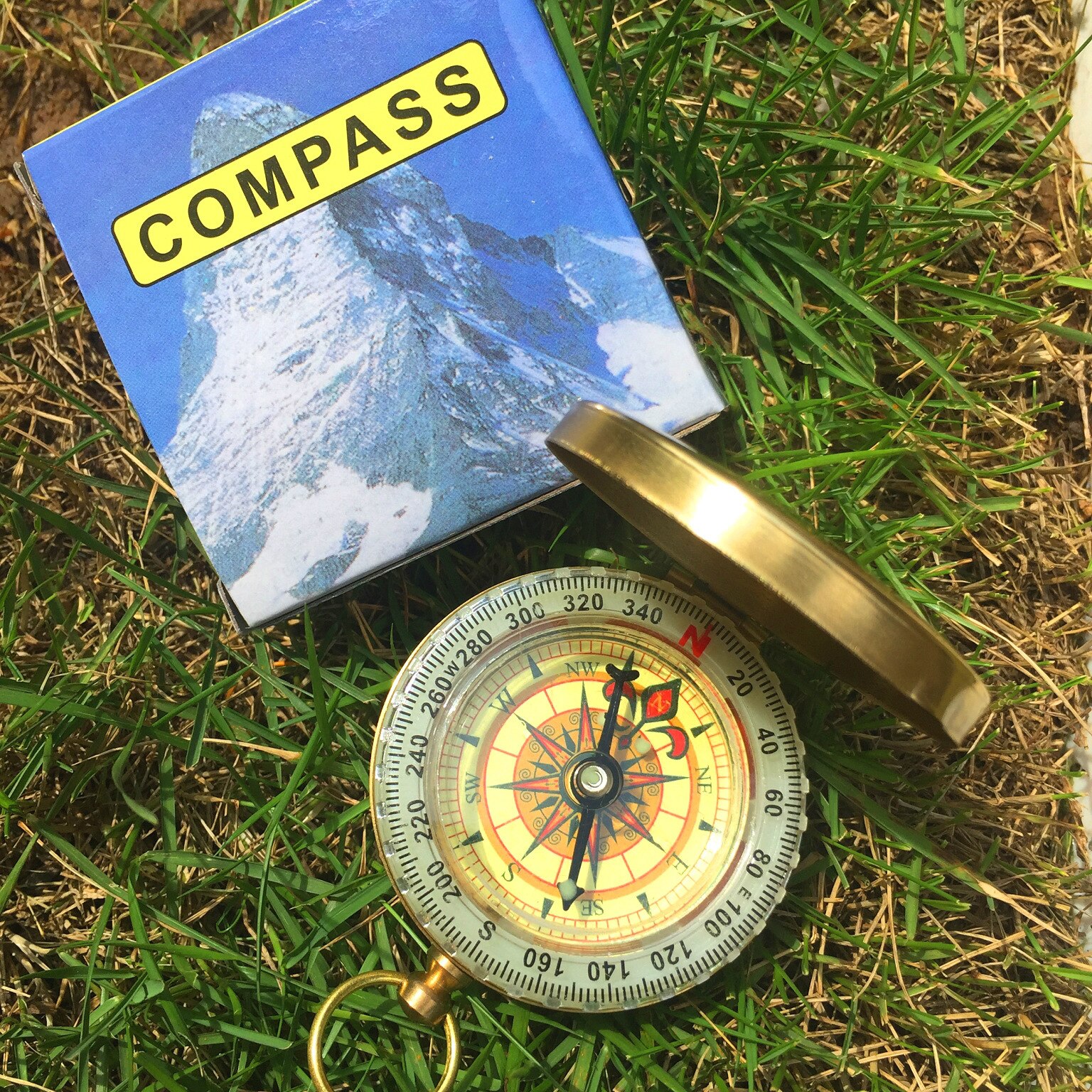 2 @ # G50 Zuiver Koper Kompas Zakhorloge Retro Fli... – Vicedeal